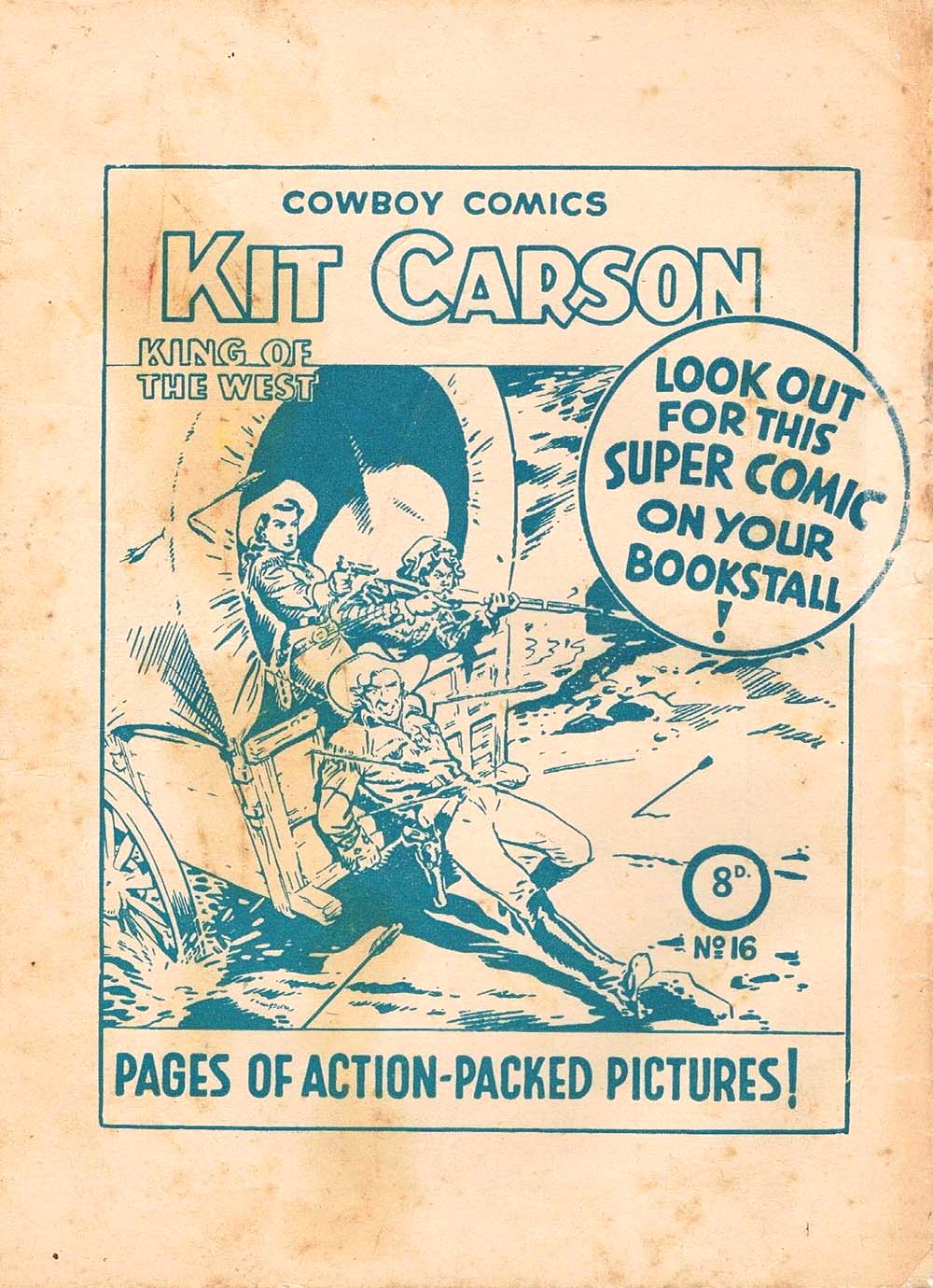 AusReprints - Buck Jones Cowboy Comics (AP, 1949 series) #16